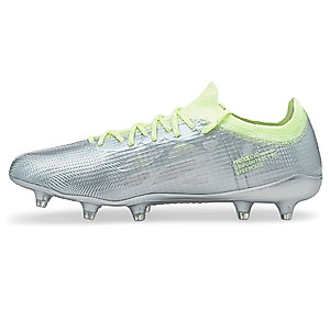 PUMA Womens Ultra 1.4 Firm GroundAg Soccer Cleats Cleated,Firm Ground,Turf - Silver,Metallic - Size 8 M