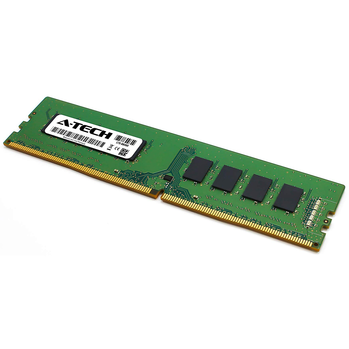 A-Tech 16GB (2x8GB) DDR4 2666MHz DIMM PC4-21300 UDIMM Non-ECC 2Rx8 1.2V CL19 288-Pin Desktop Computer RAM Memory Upgrade Kit