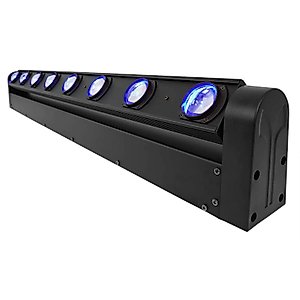 Rockville MOTIONSTRIP Motorized Moving Head RGBW Color Strip Wash/Beam Light Bar