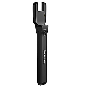Saramonic Handheld Transmitter Holder for Blink 500 Pro TX Transmitters with Foam Windscreen and Built-in 1100mAh Battery/Charger (Blink 500 Pro HM)