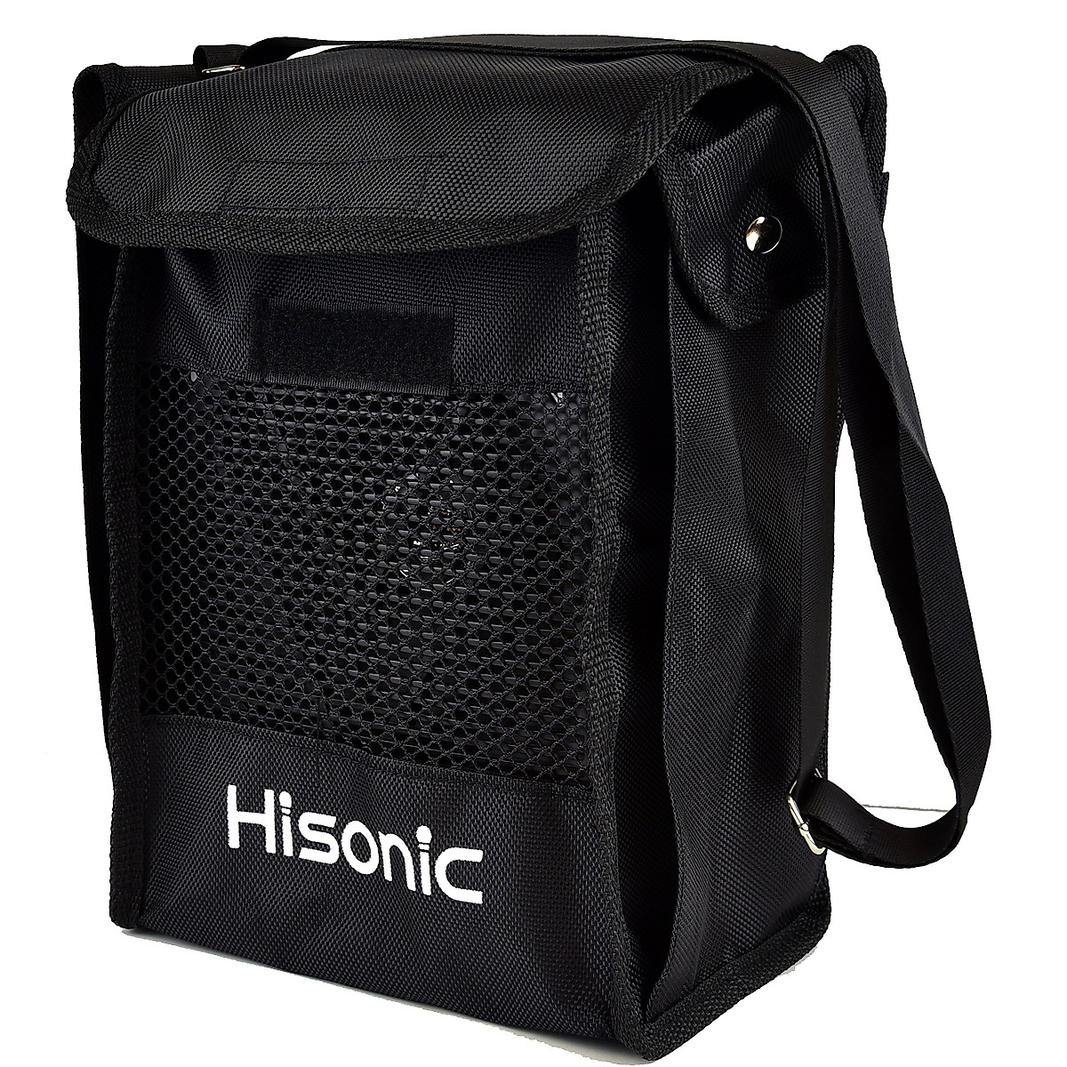 HISONIC HS120BT HL Portable PA System with Wireless Microphones and Lithium Rechargeable Battery and Car Cable Bluetooth Connected with Cell Phones and Pads Black