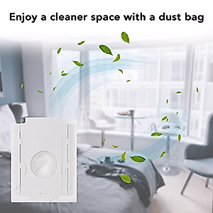 4 Pack Vacuum Dust Bags for Samsung VCA-ADB90/XAA 70+ 75+ 90 Series Cordless Stick Vacuum Replacement Accessories Parts