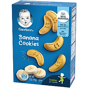 Gerber Graduates Banana Cookies 5 Oz,for Todder