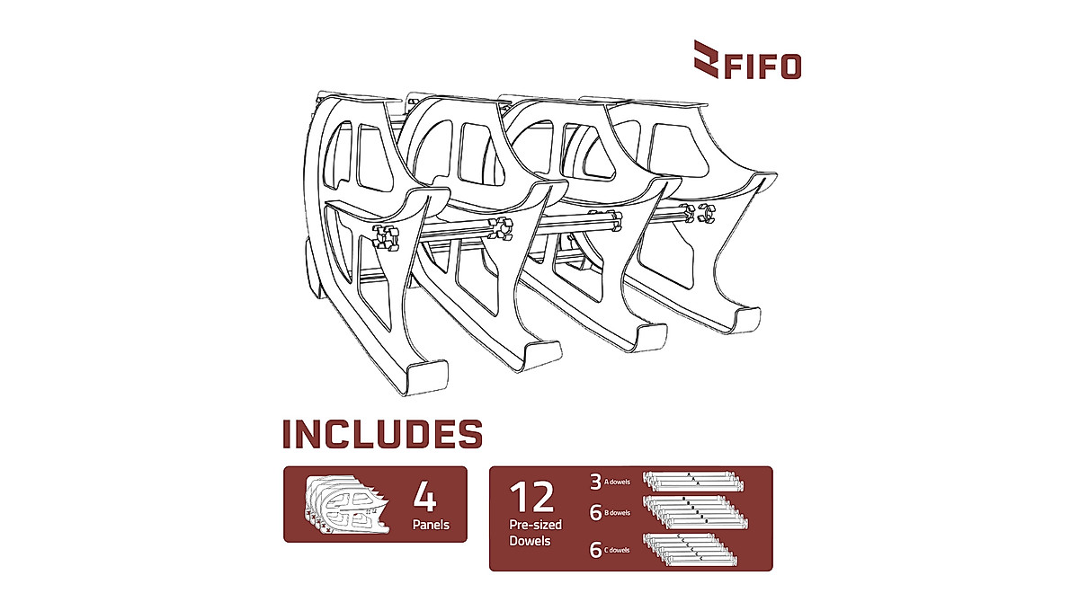 FIFO Mini Can Tracker - Store & Rotate Up to 30 Cans Effortlessly