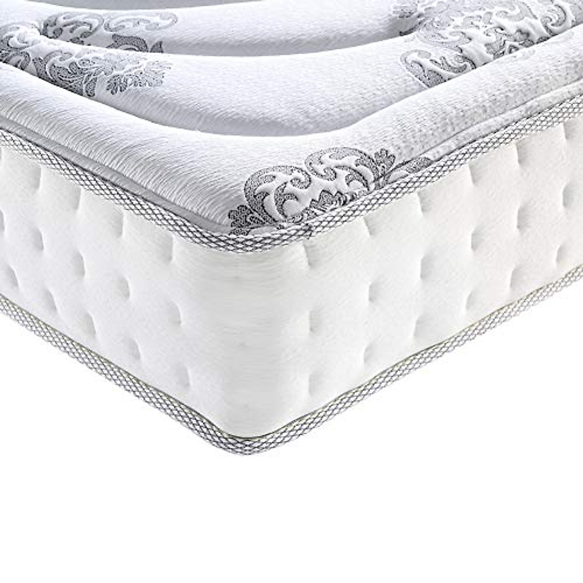 Classic Brands Decker Memory Foam and Innerspring Hybrid 10-Inch Mattress | Bed-in-a-Box Queen