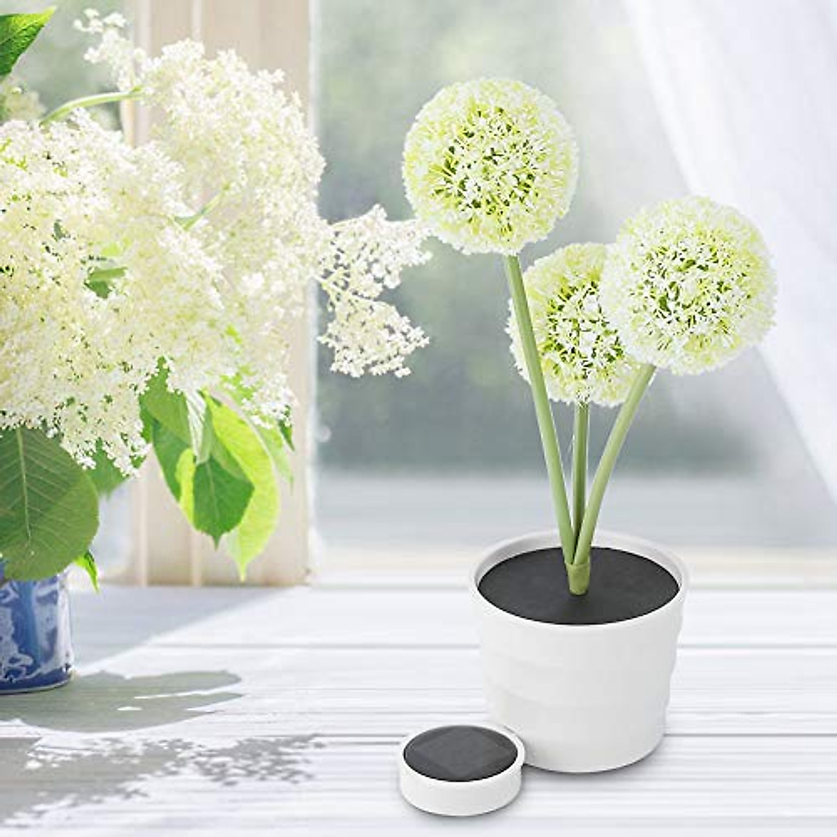 Voluxe Solar Flower Light, Solar Flower Pot Light, Solar Lamp Backyards Courtyards for Industrial Park Residential Square Home Gardens