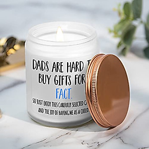 Birthday Gifts for Dad from Daughter, Son - Retirement Gifts for Dad, Christmas Gifts Who Have Everything for Dad, Husband, Men Best Father Day Gifts - Smoke Vanilla Scented Candles