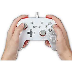 PowerA Enhanced Wired Controller for Nintendo Switch - Mario White