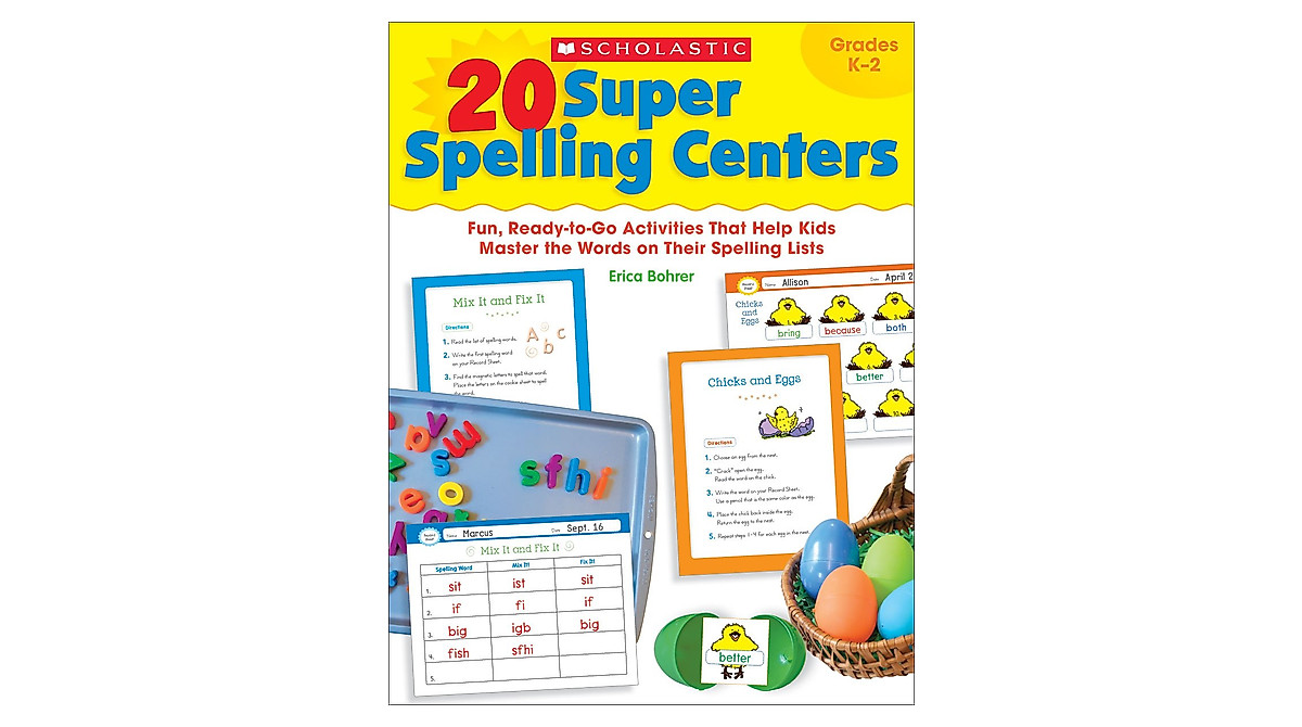 20 Fun Spelling Centers for Grades K-2 | Engaging Learning Activities