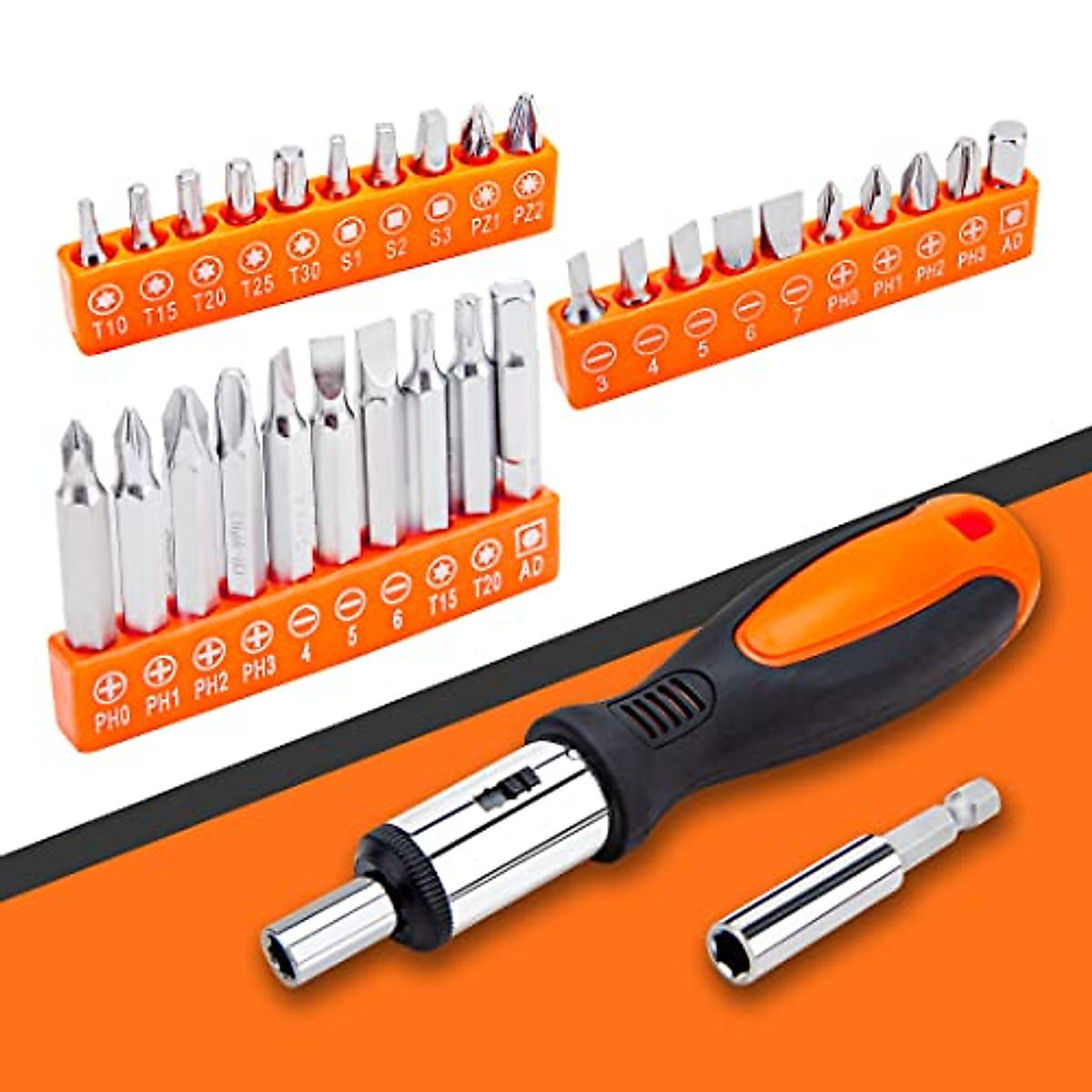 CARTMAN Socket Wrench Auto Repair Tool Combination Package Mixed General Household Hand Tool Set Tool Kit with Plastic Toolbox Storage Case