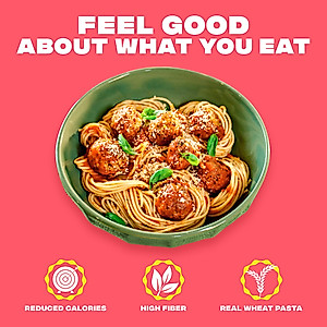 CARBE DIEM! Spaghetti | 3x 12oz Bags | Lower Net Carb Pasta with a Traditional Flavor & Texture | Pasta Re-Imagined for Healthy Lifestyles | Spaghetti Pasta | Spaghetti Noodles | Lower Calorie Pasta