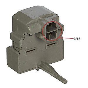 GLOB PRO SOLUTIONS 5304492394 7297237800 CKD2416 Refrigerator Compressor Start Relay 2" Length Approx. Replacement for and Compatible with Frigidaire Electrolux Kenmore White Westinghouse Heavy Duty