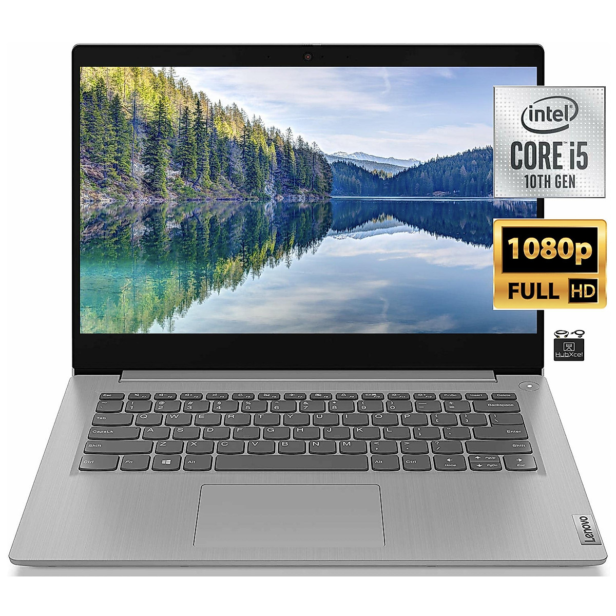 Lenovo 2022 Newest IdeaPad 14" FHD IPS Laptop Computer, Intel Core i5-10210U, Quad Core Up to 4.2 GHz, 20GB RAM, 1TB PCIe SSD, UHD Graphics, Bluetooth, HDMI, Webcam, Windows 11+HubxcelCables
