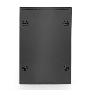 Locking Mailbox Wall Mounted Vertical- Jssmst Mail Boxes with Combination Lock Large Capacity, 12.6 x 8.46 x 3.35 Inch, Black Matt