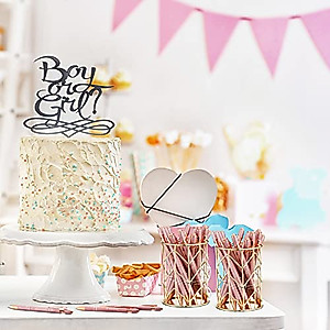 Outus 50 Pcs Baby Shower Ballpoint Pen with Stylus Tip 2 in 1 Metal Pen Retractable Pens Stylus Black Ink Pens for Baby Shower Party Favors, Black Ink (Rose Gold, Girl)