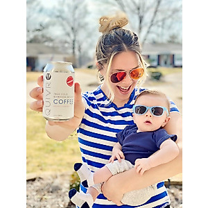 Decaf Nitro Cold Brew Coffee - 12 ounce can - Caffeine-Free - Medium Roast - 12 pack