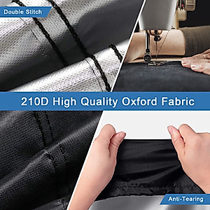 Rilime Patio Bench Cover,Outdoor 2-Seater Waterproof Outdoor Loveseat/Glider/Sofa/Furniture Cover,53L x 26W x 35H inch