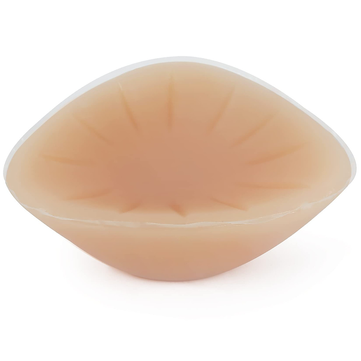 IVITA One Pair A Cup Concave Design Triangle Silicone Breast Forms for Mastectomy Prosthesis Crossdressers Bra Enhancer Inserts