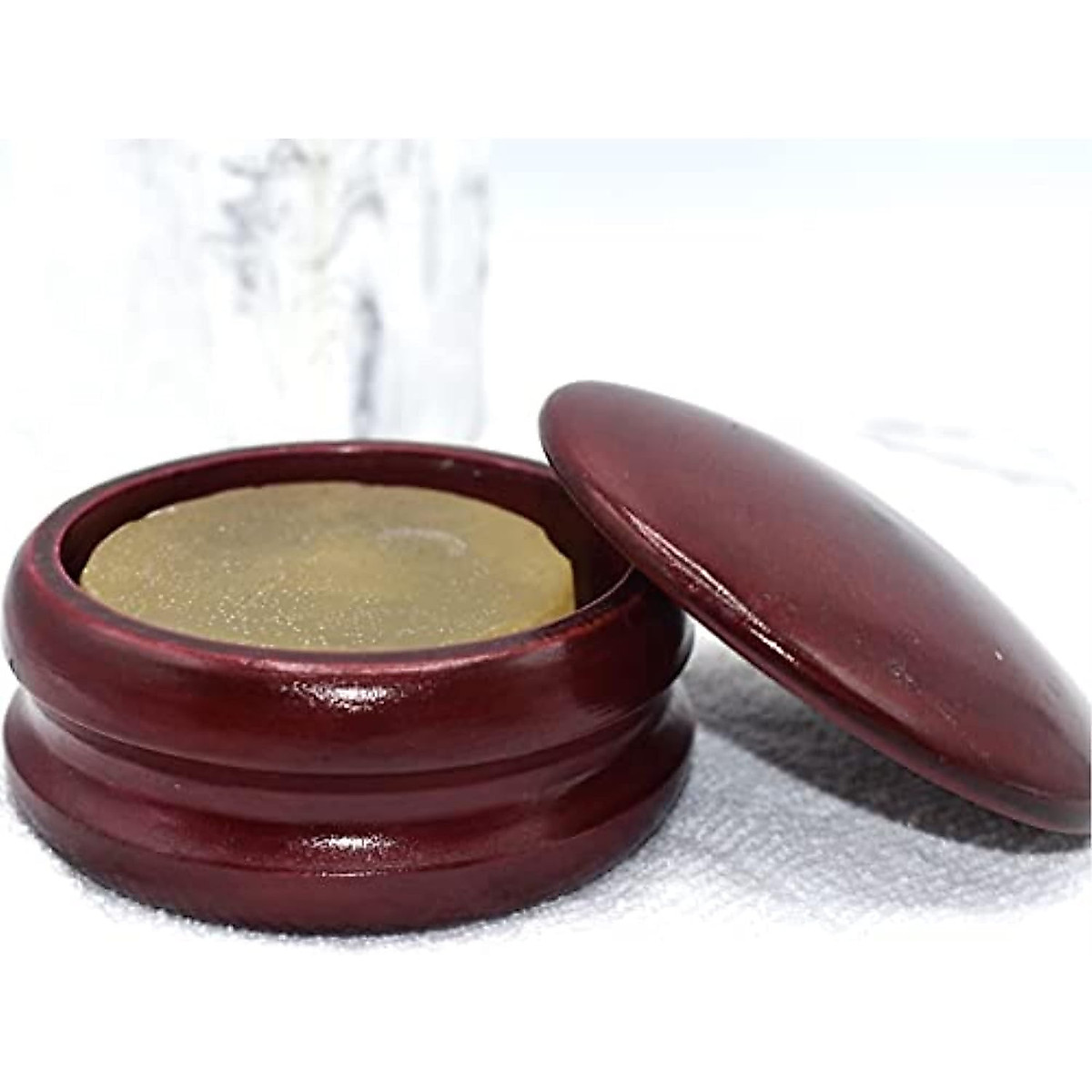 Parker Genuine Dark Mango Wood Shaving Soap Bowl - High Lustre Finish