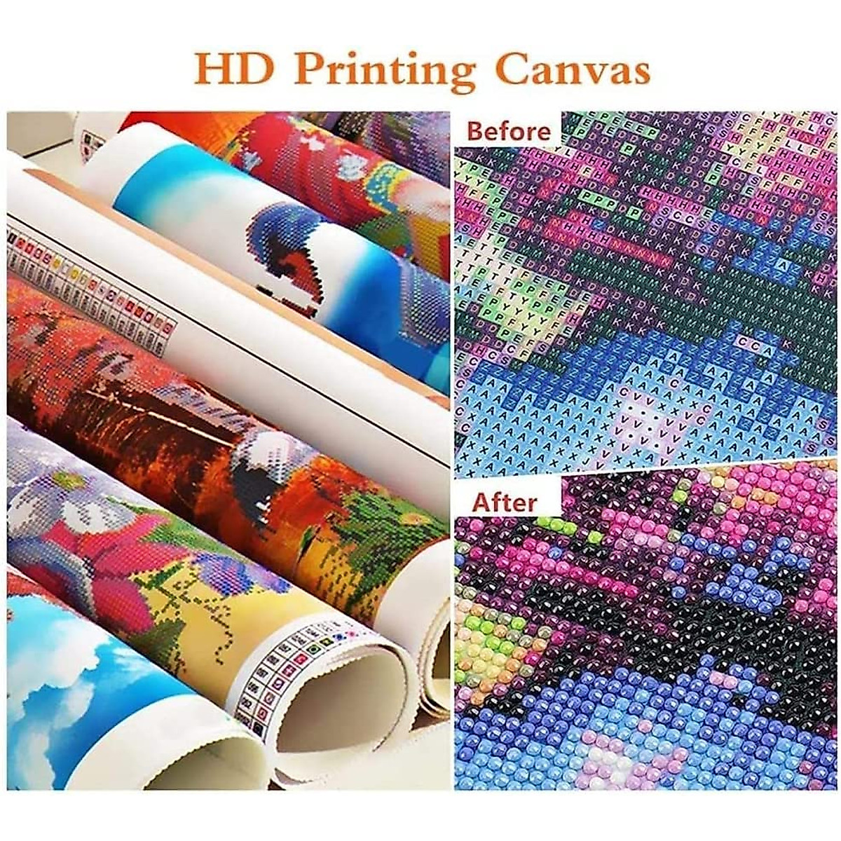 Puraikcmi 4th of July Diamond Paintings Kits for Adults Kids Eagle American Flag 16x20 Inch Patriotic Diamond Art Round Diamonds Dots Gem Wall Decor