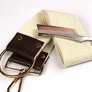 Razor Canvas Strop Sharpening Cloth Strop Sharpener Polishing Belt with Buckle Barber Shaver Polishing Cloth for Barber Shop