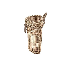Woven Wicker Hanging Basket Door Hanging Basket Wall Decorations for Home Garden Farmhouse (original)