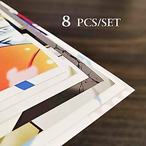 ePanda Tokyo anime merch Revengers Poster,Hanagaki Takemichi Posters Art Print for Kids Boy Bedroom Living Room Home Wall Decor,Set of 8 pcs,11.5x16.5 inches