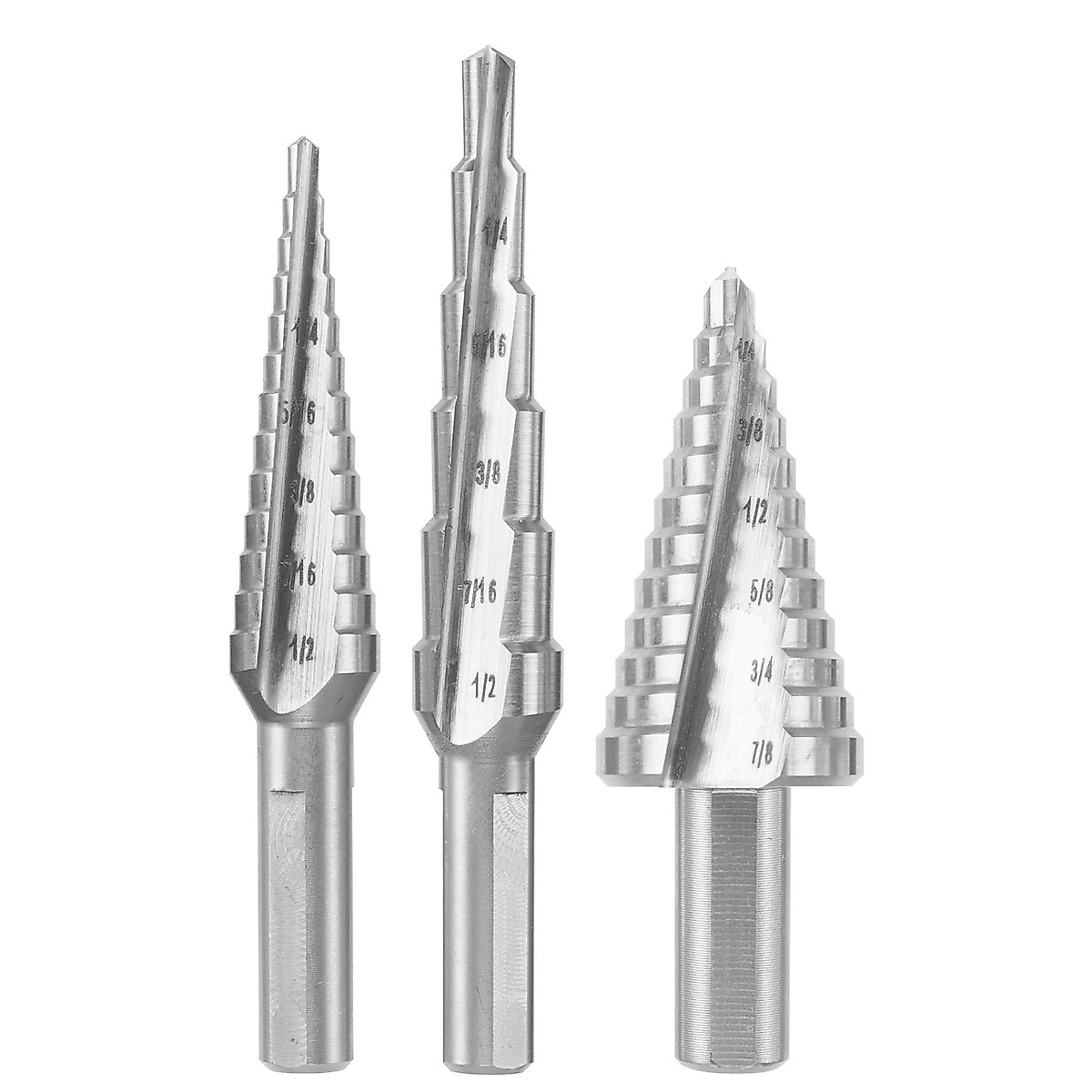 Bosch SDC30 3 pc. High-Speed Steel Turbo Step Drill Bit Set