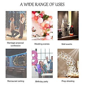 Small Clear Balloons 5 Inch Round Mini Bobo Balloons Latex-Free Clear Bubble Balloons for Outdoor Party Birthday Decorations (50pcs)