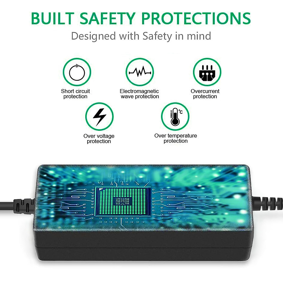 J-ZMQER AC DC Adapter Compatible with Artograph LED500 LED 500 225-500 Digital Art Projector Mains PSU