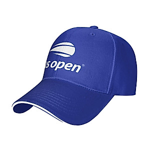 Us Open Tennis 2023 Sandwich Cap Unisex Classic Baseball Capunisex Adjustable Casquette Dad Hat Blue