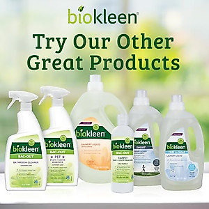 Biokleen Natural All Purpose Cleaner - Makes 64 Gallons, Trigger Refill - Super Concentrated, Eco-Friendly, Plant-Based, No Artificial Fragrance, Colors or Preservatives - Packaging May Vary
