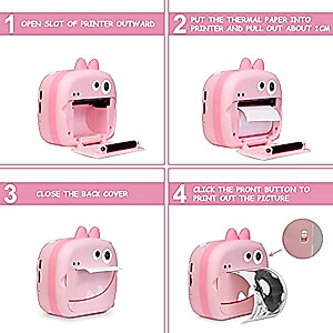 Printer Paper Set for Instant Print Camera 6PACK, Kids Camera Accessories