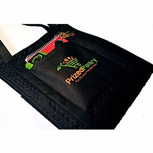 Prized Pantry 2 Pack Insulated Reusable Grocery Bags, X-Large Heavy Duty Cooler Tote Bags, Premium Insulation, Bottom Support, Wrap-Around Handles, Front Pocket, Zipper, No Leak, Keeps Food Hot/Cold