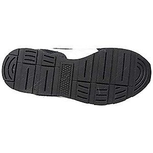 PUMA Unisex-Baby Vista V Sneaker, Black-White, 4 M US Toddler