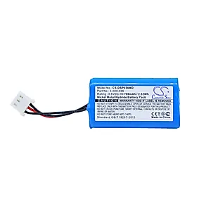 LIONX Battery Replacement for Drummond Scientific Portable Pipet-Aid PK Portable Pipet-Aid XL Portable Pipet-Aid XP2 4-000-036 700mAh / 2.52Wh 3.6v Blue