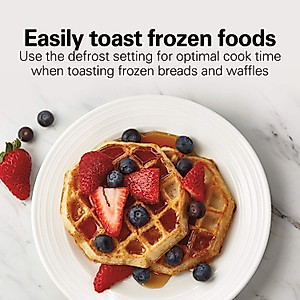 Hamilton Beach 24782 Retro Toaster with Wide Slots, Sure-Toast echnology, Bagel & Defrost Settings, Auto Boost to Lift Smaller Breads, 4 Slice, Polished Stainless Steel