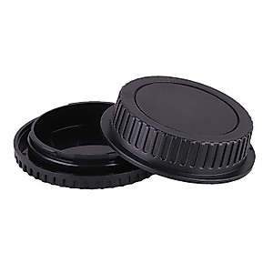 Rear Lens Cap Cover Compatible with All Canon EOS EF EF-S Camera Lens,EOS Rebel T7 T6 T5 90D 80D 77D 70D 60D 5Ds 1DX 5D 7D / 6D Mark II III 200D Rebel SL3 SL2 T8i T7i T6i T6S T4i T5i T5 T3