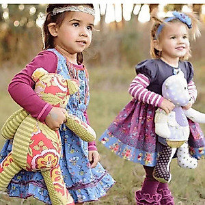 TIMESS 10 PCS Memory Bear Sewing Patterns Template, Acrylic Quilting Templates Cutting Set, 12 Inches