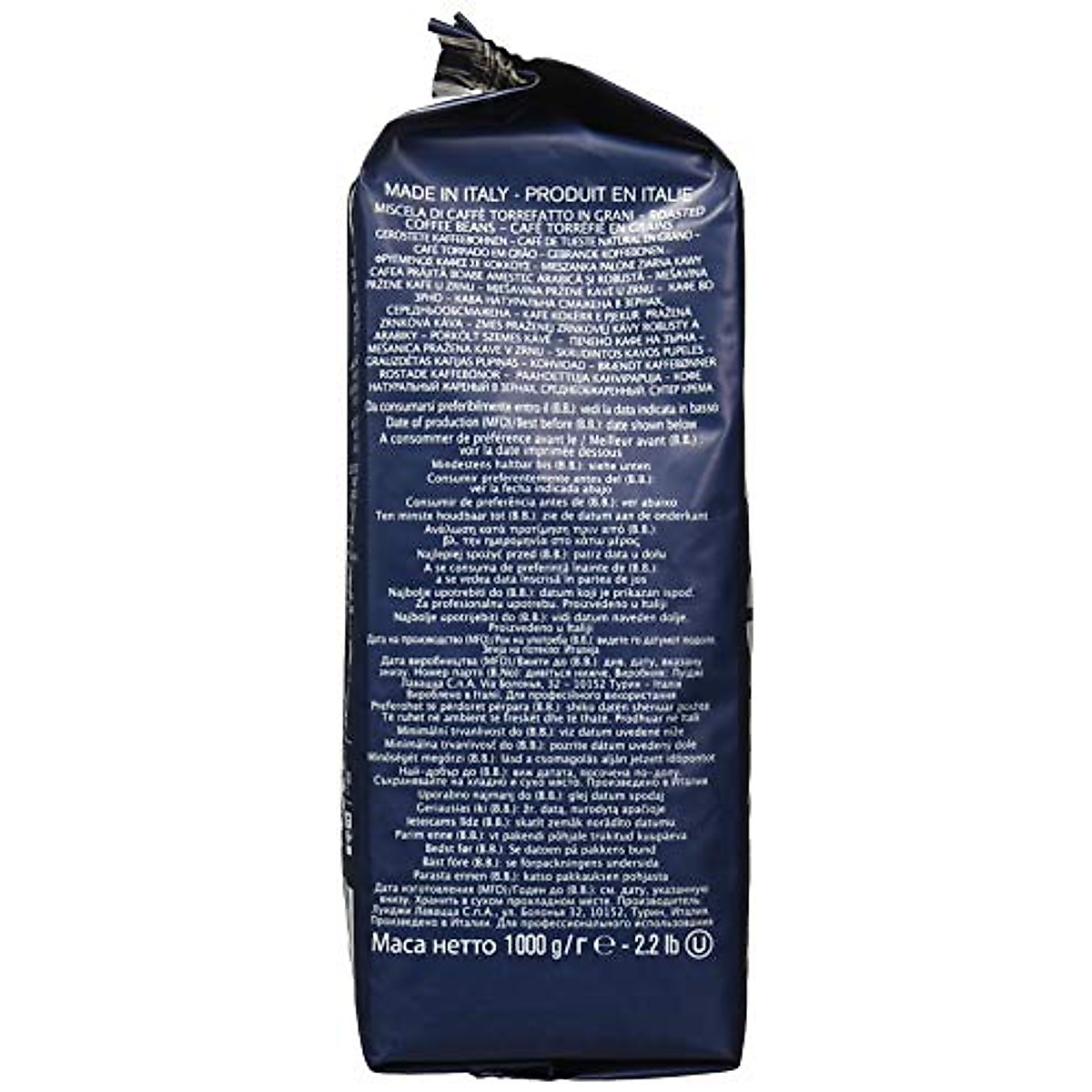 Lavazza Italian "Super Crema" Espresso Whole Bean Value Pack (3 x 2.2 lb bags)