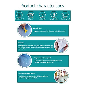 FLFK Door Sticker - Door Mural Peel and Stick, Removable Self-Adhesive Italian Water City Door Wallpaper for Home Decor, 30.3 "W x 78.7 "L, Set of 2 Sheets