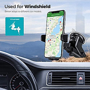 ORIbox Car Phone Mount, Dashboard Car Phone Holder, Washable Strong Sticky Gel Pad Fit for All Cell Phones