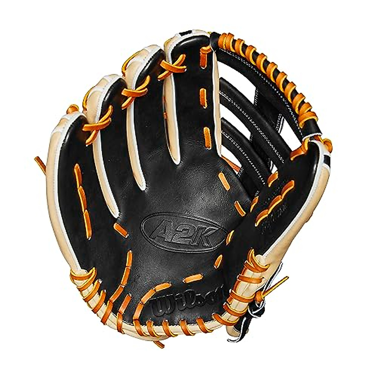 Wilson 2024 A2K 1810 12.75” Outfield Baseball Glove - Left Hand Throw, Blonde/Black/Saddle Tan