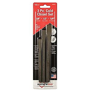 Mayhew Select 89062 Carded Cold Chisel Set, 3-Piece
