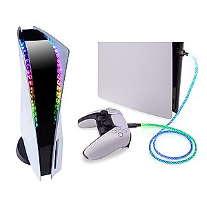 eXtremeRate LED Light Strip Illuminated Charging Cable for ps5