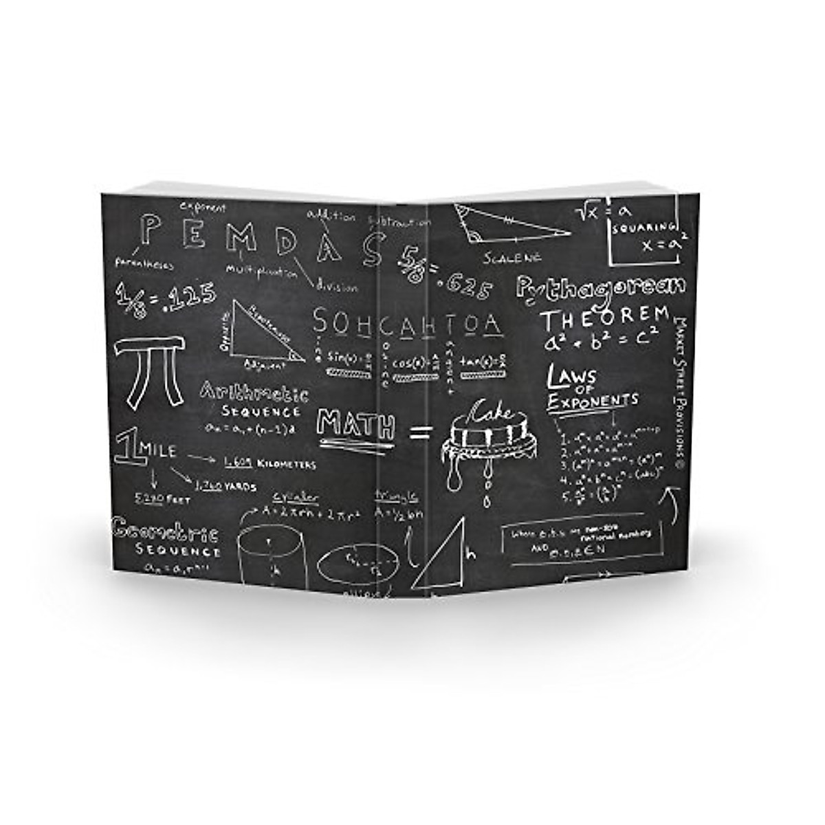 Custom STEM Jumbo-Sized Stretchable Book Cover (Pack of 1, Math)