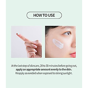 Benton Air Fit UV Defense Sun Cream, SPF 50/PA++++, 1.69 fl oz (50 ml), UV Protection, Brightening, Wrinkle Care, Without White Cast, Lightweight yet Moisturizing, Soothing and Calming Properties, Maintaining Youthful Skin