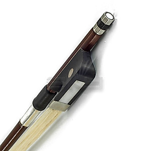 SKY 4/4 Full Size Cello Bow Round Stick Ebony Frog Brazil Wood Mongolian Horsehair Well Balanced
