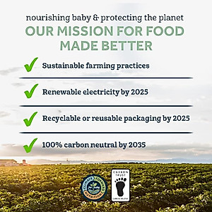 Gerber Organic Banana, Blueberry and Blackberry Oatmeal Baby Food, 3.5 Oz