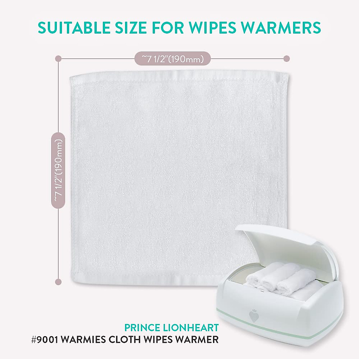 Prince Lionheart Warmies Reusable Cloth Wipes